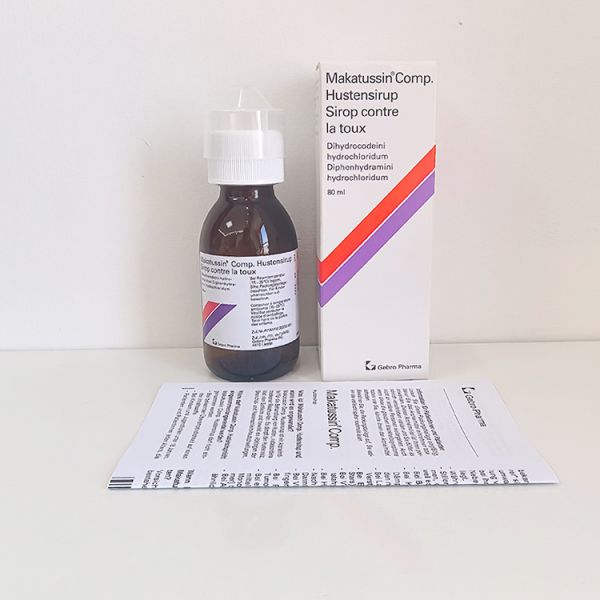 Quality Glass Makatussin Bottle 80ml for sale