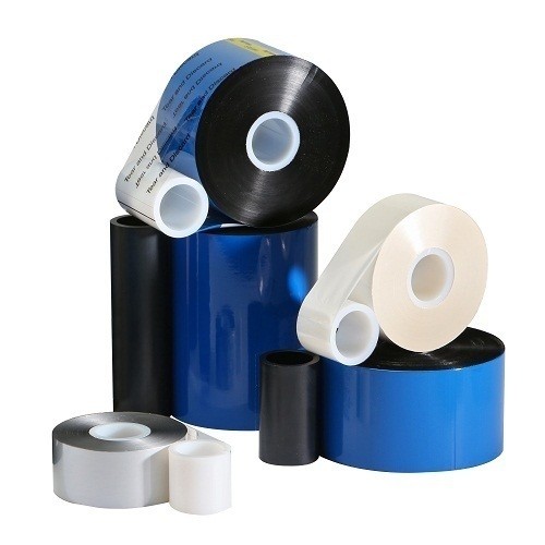 Quality Custom Size Thermal Transfer Ribbon for Flat Heat Label Printer Ink Side for sale