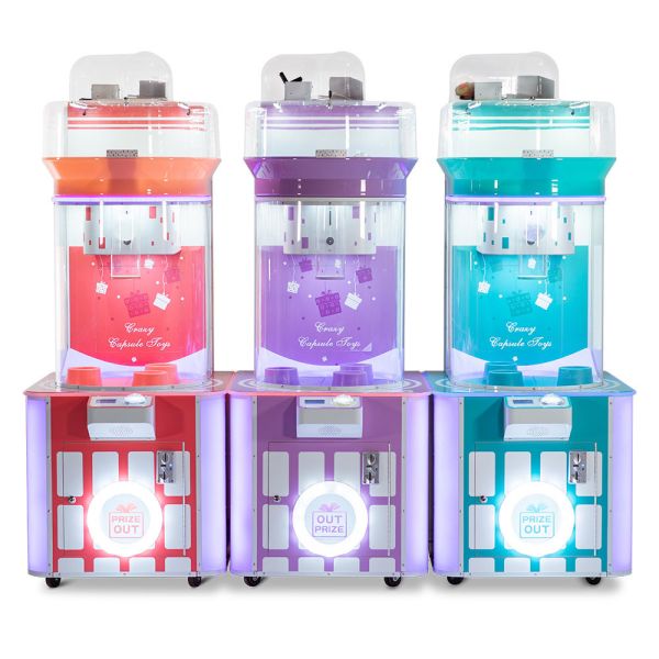 Quality Ball Dropping Prize Redemption Game Machine For 10cm Capsule for sale