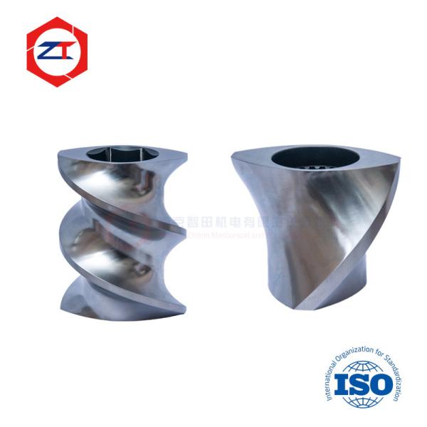 Quality Bimetallic Welded Twin Screw Mixing Elements 72mm L/D Ratio 1.5mm Wear Layer For for sale