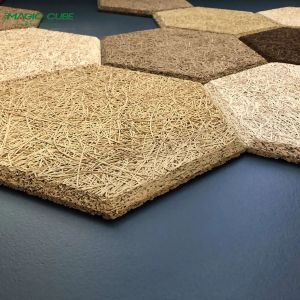 Quality Fireproof Wood Wool Acoustic Panel For High-Performance Sound Absorption for sale