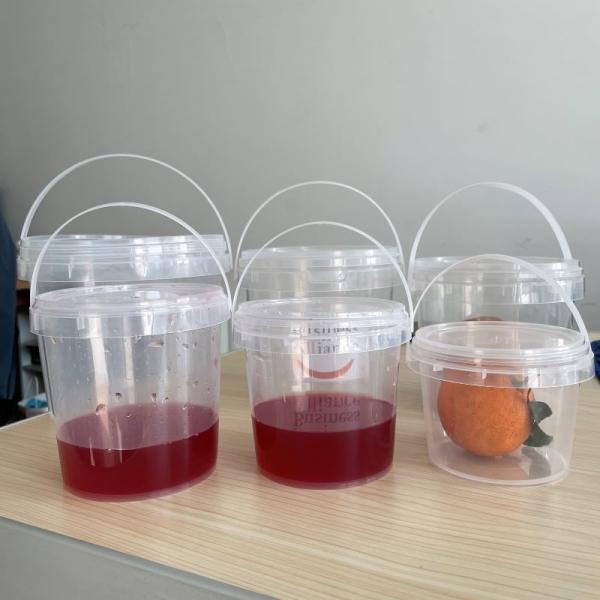 Quality 300ml 3 L Food Preservation Solution Plastic Bucket with Lid Customize Option for sale