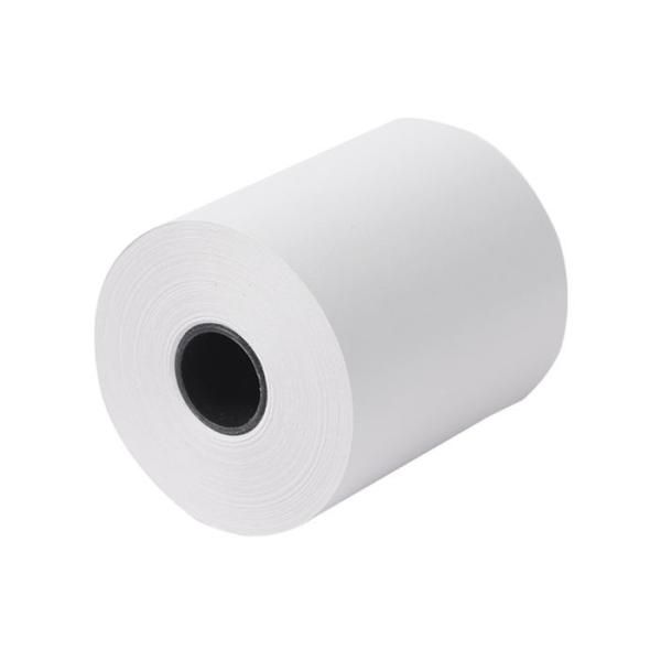 Quality 50gsm Carbonless 80mmx80mm ATM Printer POS Thermal Paper Rolls for sale