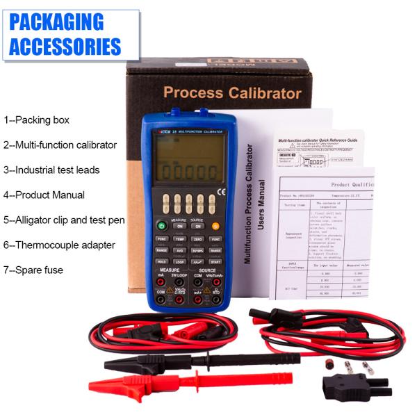 Quality VICTOR 24 Portable Multifunction Process Calibrator Rtd Calibration Equipment for sale