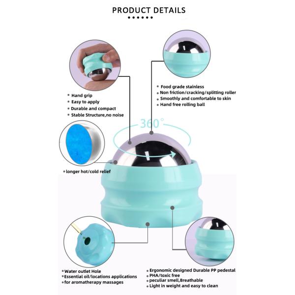 Quality Hot And Cold Massage Roller Handheld Cryo Ball Massage Roller for sale