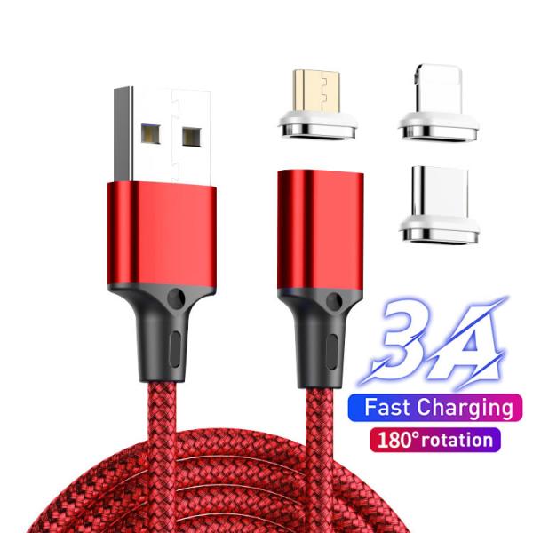 Quality Square 180 Rotation OEM Magnetic USB Charging Cable Data Sync for sale