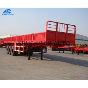 Quality Bulk Cargo Tipper Semi Trailer , Semi Trailer Dump Truck With Container Lock for sale
