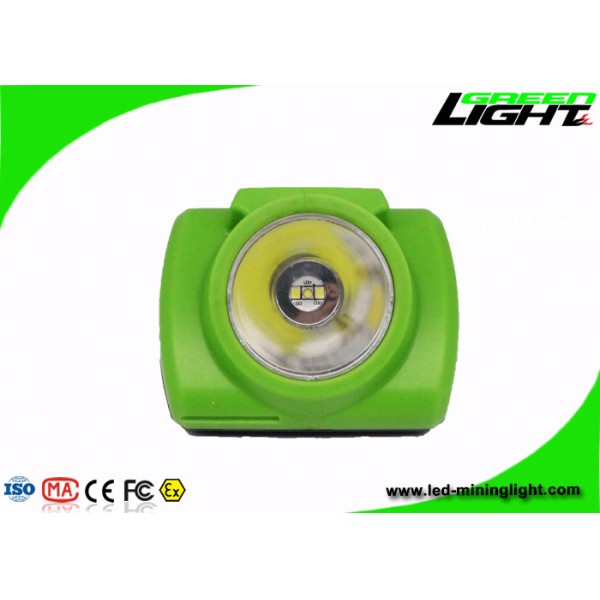Quality IP68 Waterproof Coal Mining Lights , 13000 Lux Rechargeable LED Mining Cap Lamp for sale