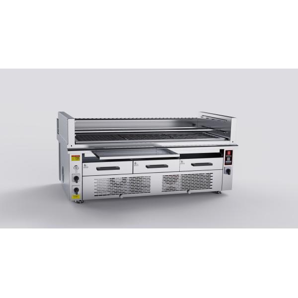Quality Commercial Electric BBQ Grill 800°C High Heat 3-Zone Cooking for sale