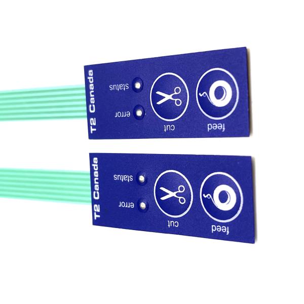 Quality EL Backlit Poly Tactile Membrane Switch Customized For Household Appliances for sale