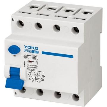 Quality PR8NM Leakage Protector 4 Pole 400V Residual Current Operated for sale