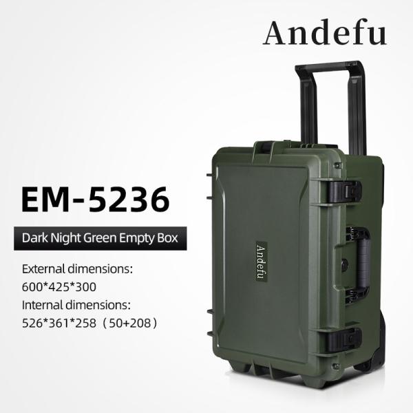 Quality IP67 Waterproof Tool Storage Case 600x425x300mm with Removable Dividers for sale