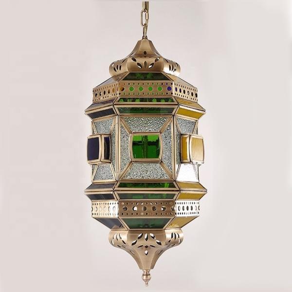 Quality Gold Vintage Copper Chandelier with Dimmer E14 Light for sale