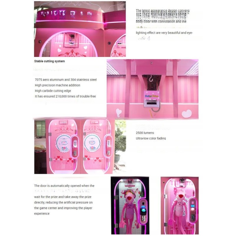 Interior view showing prize organization