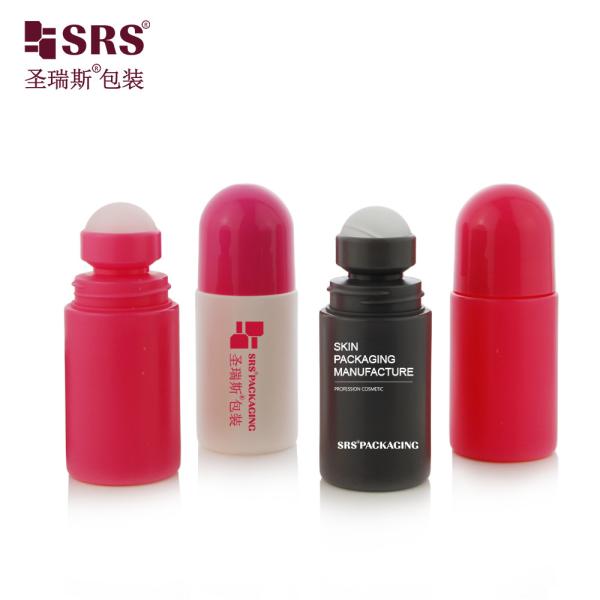 Quality 2 oz PP PCR Food Grade Material Plastic Roller Deodorant Bottles Roll On Bottle 60ml for sale