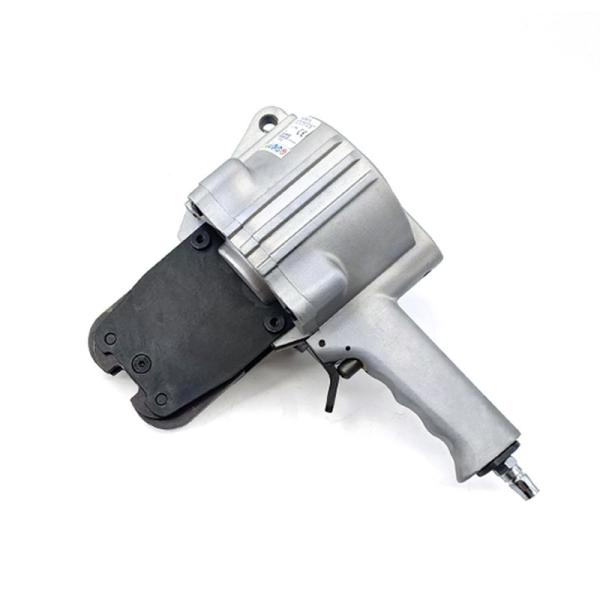 Quality 15KN Pneumatic Steel Strapping Tensioner Tool Lock Machine 19mm for sale