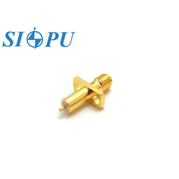 Quality SSMA Female RF Coaxial Connector – Microstrip, Flange Mounted for sale