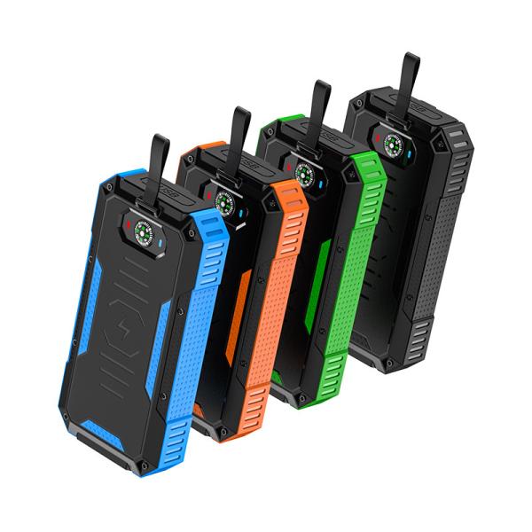 Quality 15W Output Power Private Mold Wireless Charging Solar Power Bank for iPhone 30000mAh for sale