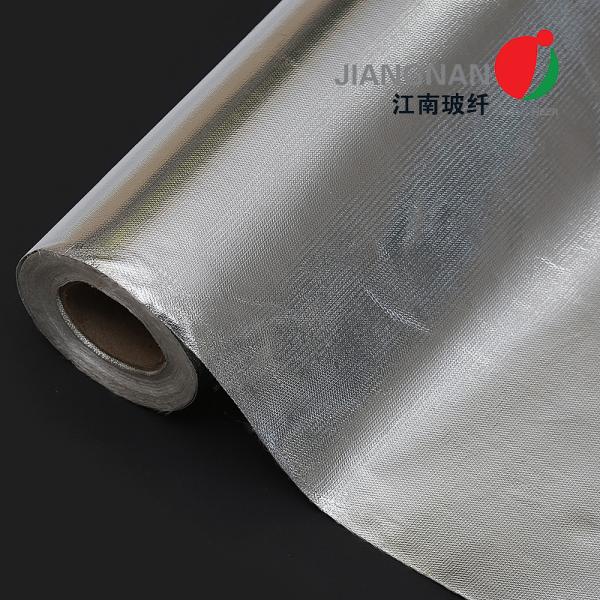 Quality Lightweight Aluminized Fiberglass Fabric Cloth AL7628 Good Chemical Resistance for sale