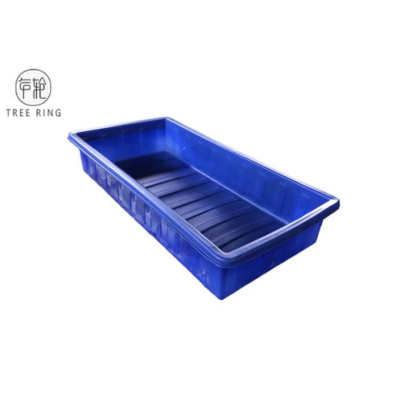 Quality 130 Gallon Custom Rectangle Containment Tanks Plastic For Dry Chemical Storage for sale