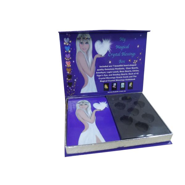 Quality Magnetic Folding Cardboard Gift Boxes PDF Glossy Lamination Large Handmade for sale
