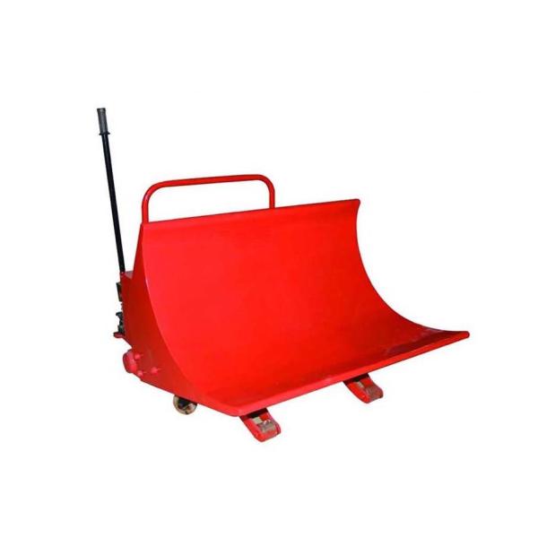 Quality 500mm Cloth Roll Doffing Trolley Textile Industry Hydrauli Transport for sale