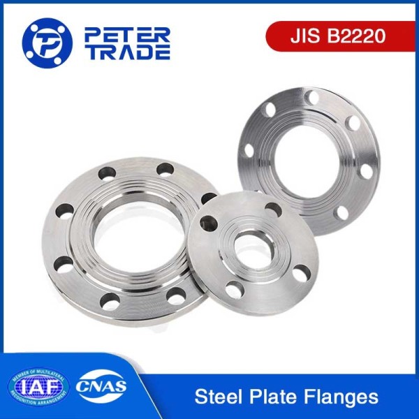 Quality Carbon Steel/Stainless Steel Plate Flanges Flat Face/Raised Face JIS B2220 10K 10A-1500A For Power and Heating industry for sale