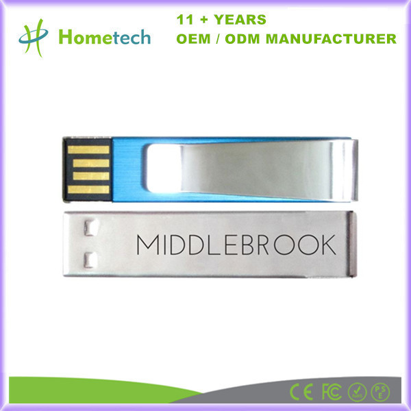 Quality 2GB/4GB Cool Paper Clip USB Stick with Speed Data Transfer and Temperature Range for sale