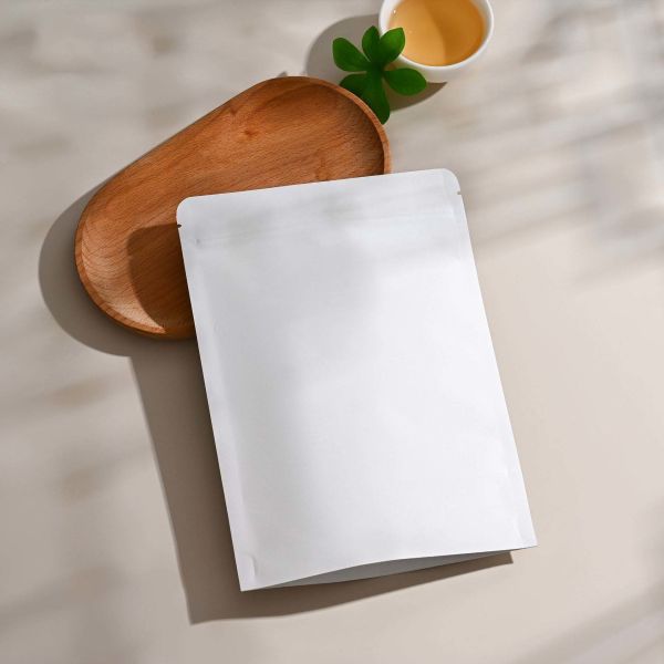 Quality Customizable White Matte Stand-up Pouches For Food Packaging for sale