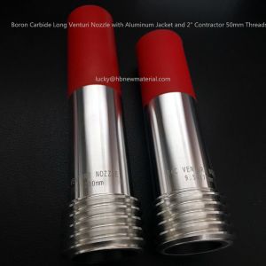 Quality Boron Carbide Long Venturi Nozzle With Aluminum Jacket And 2″ Contractor 50mm for sale