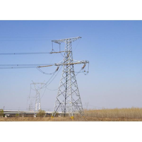10 - 1000KV Transmission Line Angle Steel Towers, Electric Angular ...