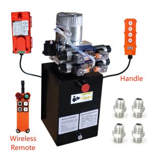 Quality Stainless Steel 48v Hydraulic Power Unit Double Acting Adjustable Pressure for sale