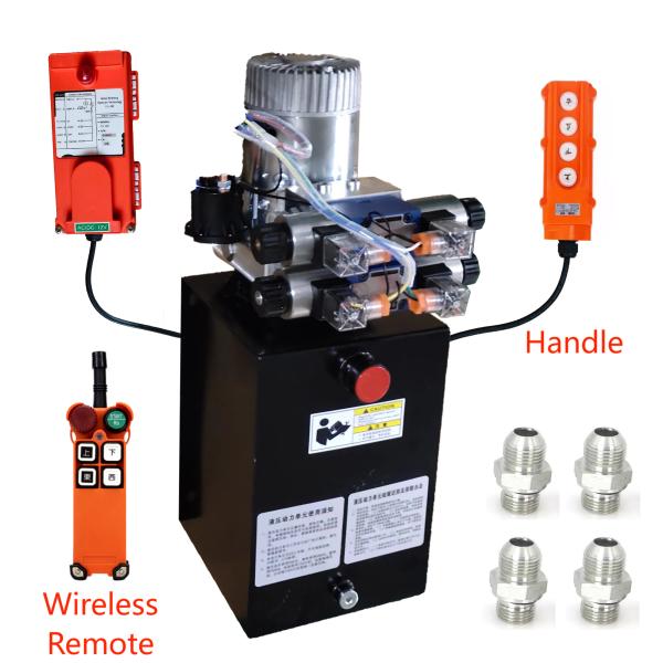 Quality Stainless Steel 48v Hydraulic Power Unit Double Acting Adjustable Pressure for sale
