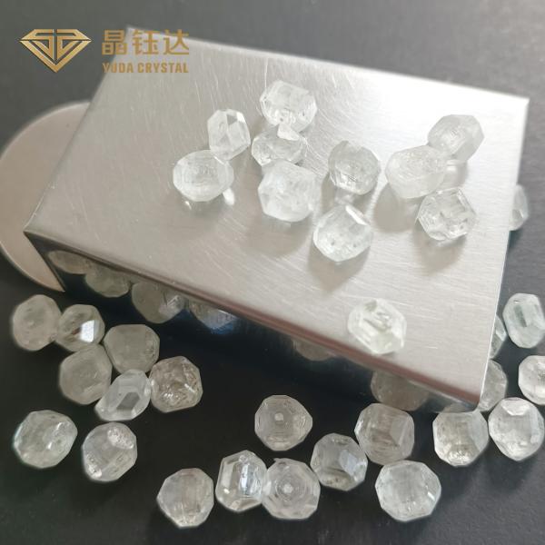 Quality 5mm To 7mm DEF Color Rough HPHT Diamond Rectangular Shape for sale