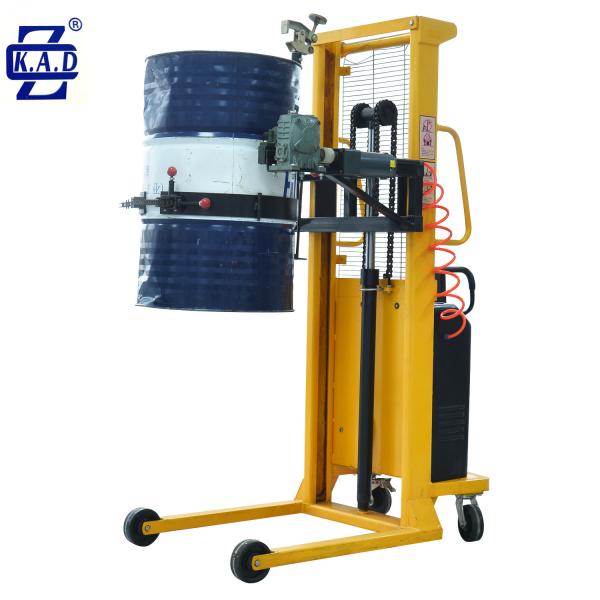 Quality 1.5kw 12V 120Ah Manual Barrel Hydraulic Drum Lifter for sale