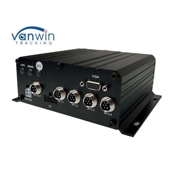 Quality H.265 4G Mobile NVR 1080P AHD Vehicle CCTV DVR MNVR 4 CH HDD SD Card Storage for sale
