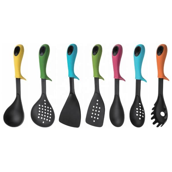 Quality ISO9001/BSCI Certified TPR Handle Silicone Kitchen Utensils Cooking Accessories for sale