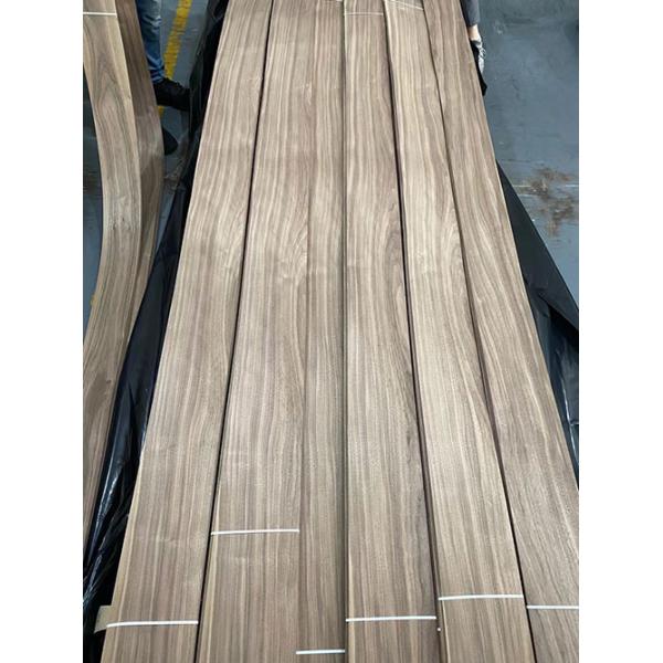 Quality 8% Moisture Wood Grain Veneer 250cm Quarter Sawn Walnut Veneer for sale