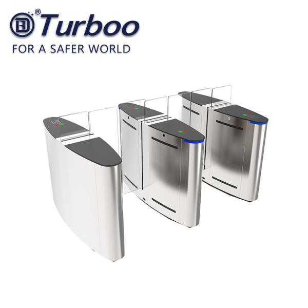 Quality Durable Office Security Gates / Pedestrian Turnstile Gate Precise Positioning for sale