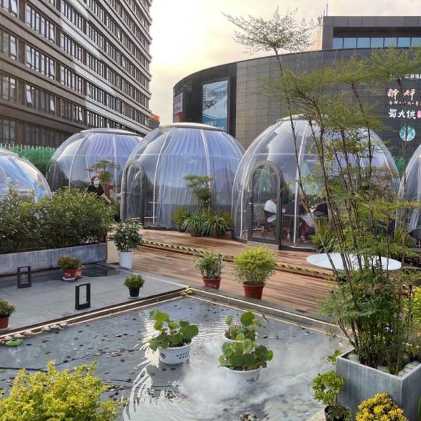 Quality Geodesic Tent S Glamping Wide Bandwidth Outdoor Bubble Tents for sale
