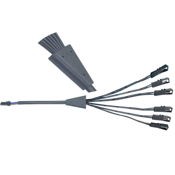 Quality Communication 2 Pin Six Port 18 AWG Cable Wiring Harness for sale