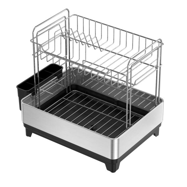 Quality Rectangle Stainless Steel Detachable Dish Rack For Organizing for sale