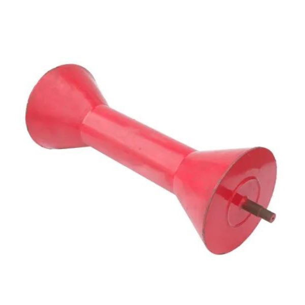 Quality Durable Conveyor Return Roller Set - Red Industrial Belt Support System for sale