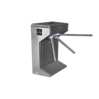 Quality 304 Stainless Steel Waist Height Tripod Turnstile Gate with Hydraulic Buffer for sale