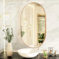 Quality 28cm Aluminum Mirror Profile Gold Black Silver Metal Alloy for Bathroom Mirror for sale
