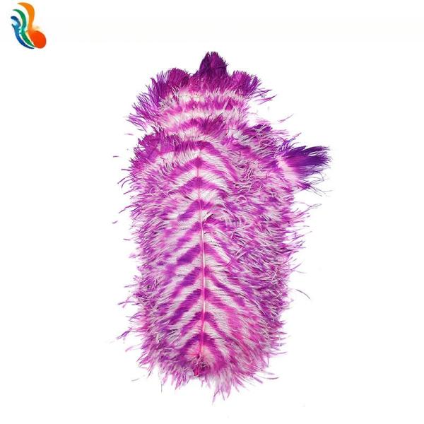 Quality Two Tones Colour Ostrich Feather Plumes 50-55cm Size for Decoration for sale