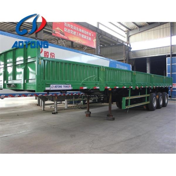 Quality Mechanical Suspension Drop Side Board Sidewall Flatbed Trailer /Side wall truck for sale