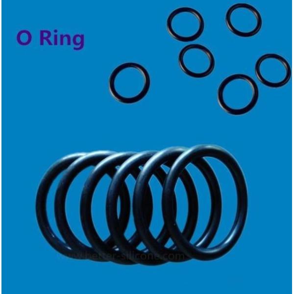 Quality Molded Mechanical Water Resistant Silicone Rubber O Rings for sale