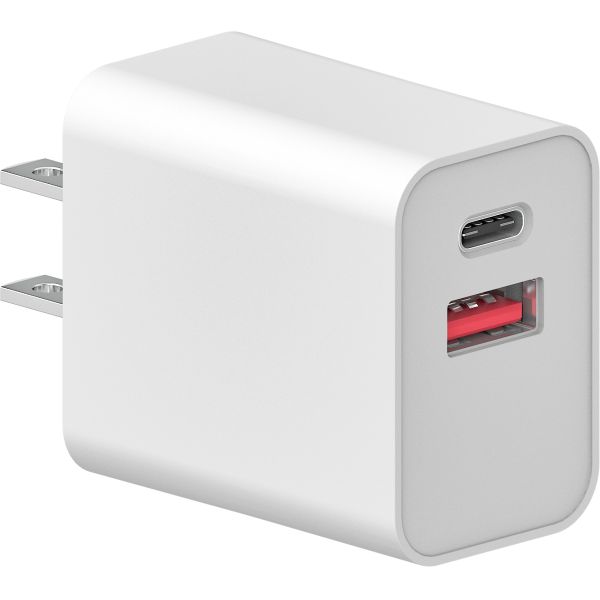 Quality USB A+C Wall Charger 2 Pack 20W Fast Charging Block For Apple Watch for sale