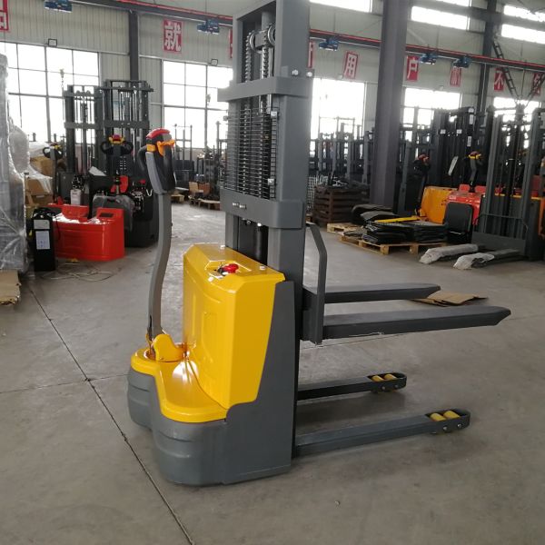 Quality Pallet Walkie Stacker Electric 1.2 Ton 2 Meter Curitis Controller Industrial Walkie Stacker for sale